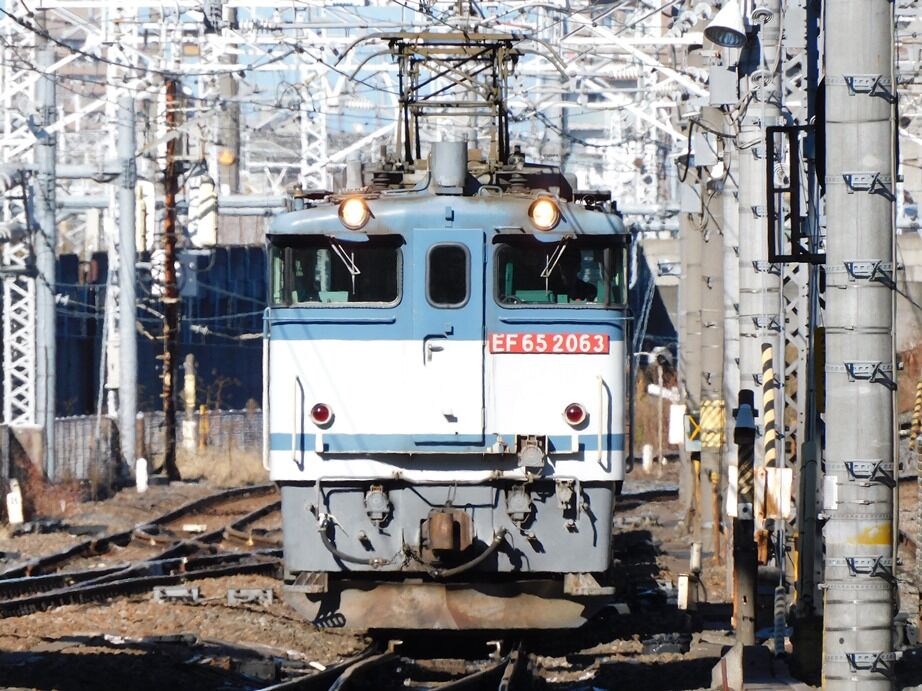 EF65形電気機関車（2127・2063）＋カシオペア紀行（EF81-98） - 令和4年12月 : 深徒徒