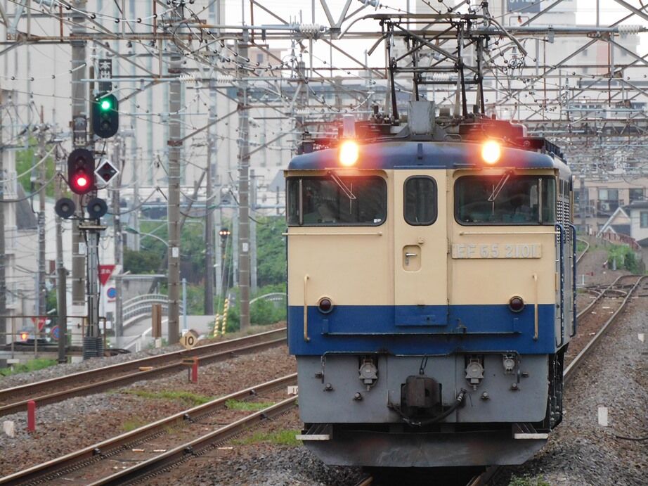 EF65形電気機関車（EF65-2139・EF65-2101）＋キヤE195系オクST-18編成 - 令和4年9月 : 深徒徒