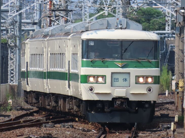 185系団臨・E653系水色・E653系国鉄色・E657系橙、EF210形電気機関車（113・105【72レ】） - 令和6年9月 : 深徒徒