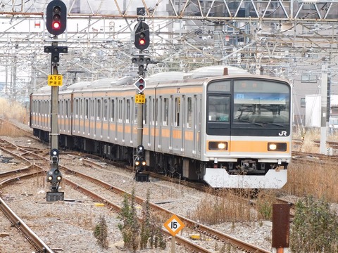 常磐線（209系トタ82・E657系橙・E657系黄・E657系青）＋宇都宮線・高崎線（185系・EH500-1）＋武蔵野線 - 令和6年1月 : 深徒徒