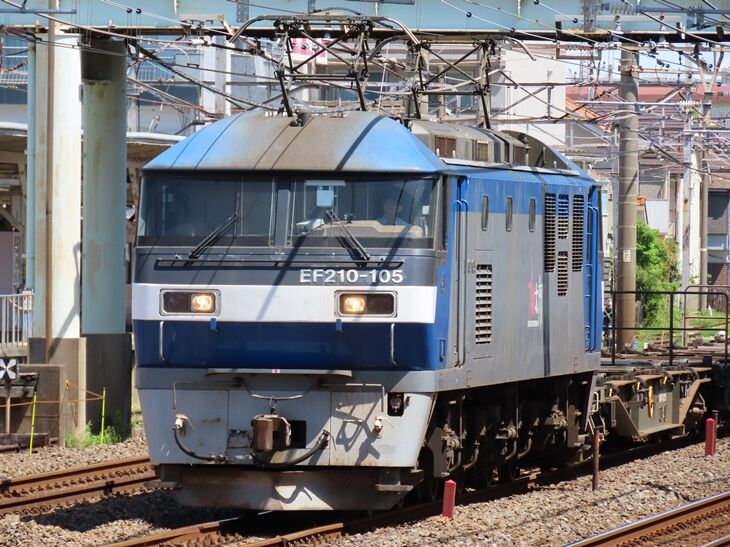 あかぎ号（あかぎHM）・なの花号、EF210形電気機関車（312・103・） - 令和7年5月 : 深徒徒