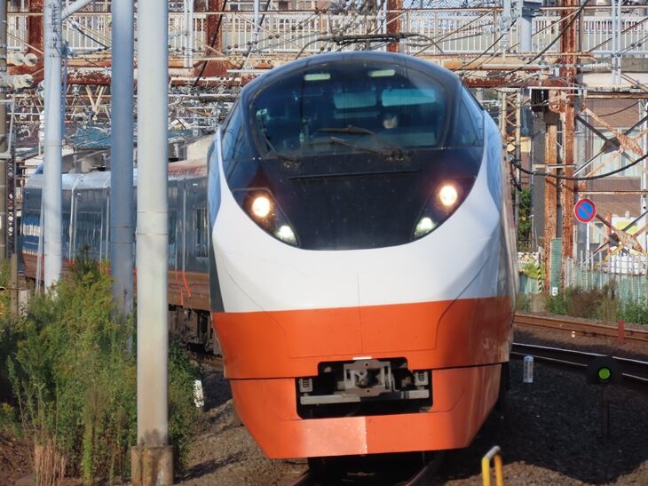 武蔵野線（E653系国鉄色 鎌倉・マルタイ08-475）＋常磐線（E657系青・E657系橙）＋京成金町線（芝鉄カラー）＋ちんぽ柿 - 令和6年11月 : 深徒徒