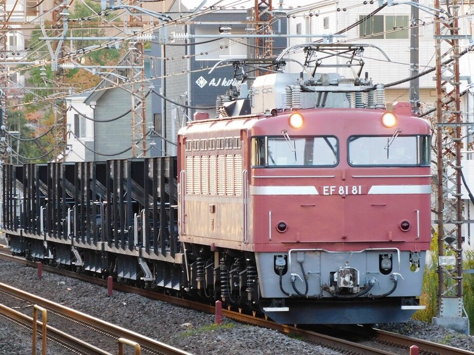 EF81形電気機関車（81・ホキ）＋EF65形電気機関車＋キヤE195系 - 令和4年11月 : 深徒徒
