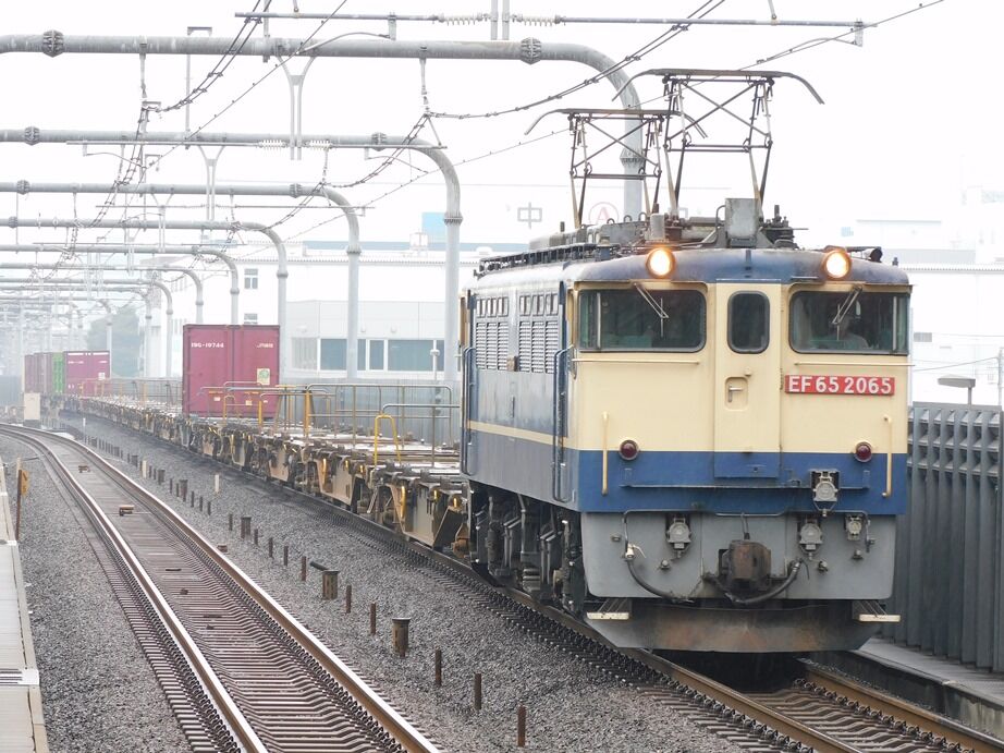 EF65形電気機関車（2065・2087）＋EF66形電気機関車（125）＋オムライストレイン＋ちんぽ柿 - 令和5年6月 : 深徒徒
