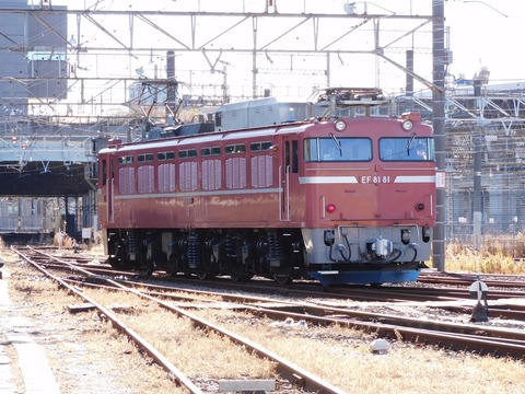 EF81形電気機関車＋E493系＋京葉線 - 令和4年1月 : 深徒徒