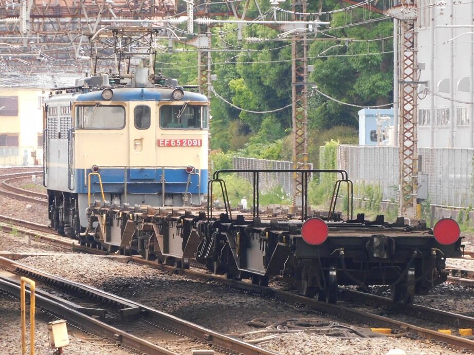 EF65形電気機関車＋EF81形電気機関車（廃車回送） - 令和4年6月 : 深徒徒