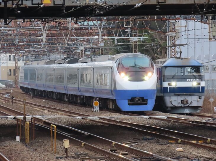 常磐線（E657系青・四季島・EH200-901）＋武蔵野線（E257系OM-51） - 令和7年2月 : 深徒徒