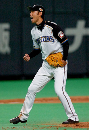 北海道日本ハムファイターズの監督ヒルマンが2006の日本シリーズ 北海道日本ハムファイターズの監督ヒルマンが2006の日本シリーズ