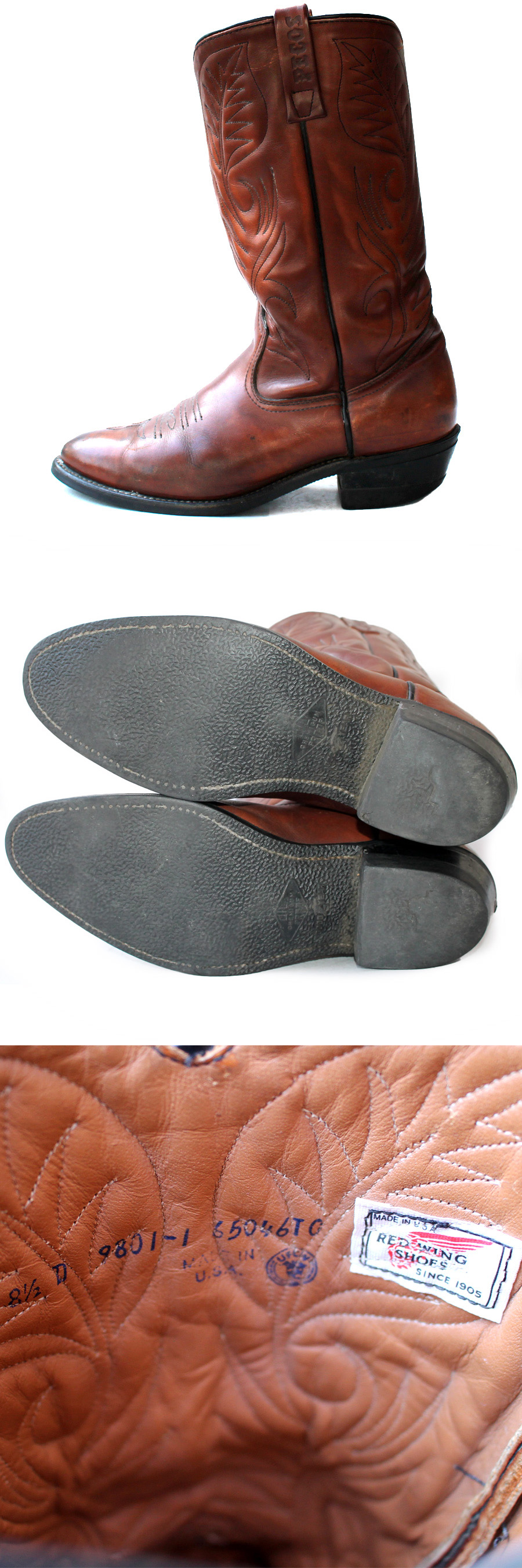 日本代購代標第一品牌【樂淘letao】－羽根タグ★Red Wing SHOES レッドウィング★PECOS BOOTS US8.5D=26.5 ...