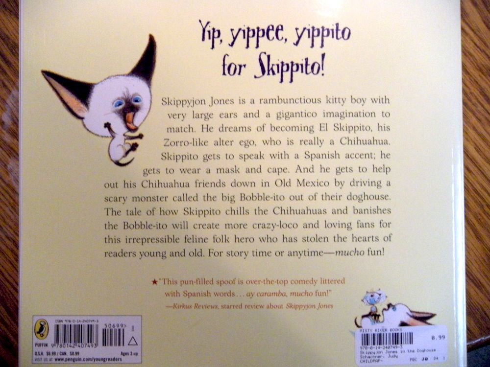 Day Runner : Skippyjon Jones in the Dog-House