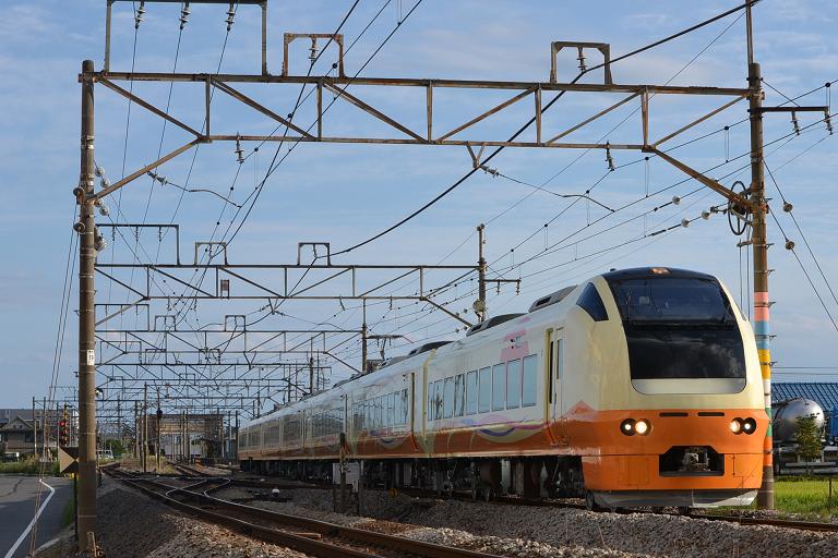 八木原・渋川を訪ねて ⑦ 「いなほ」 E653系転属回送？ : moon express