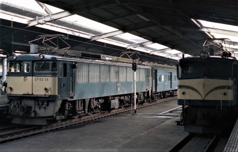 朝の上野駅 EF62 & EF58 （1980年頃） : Silence Express
