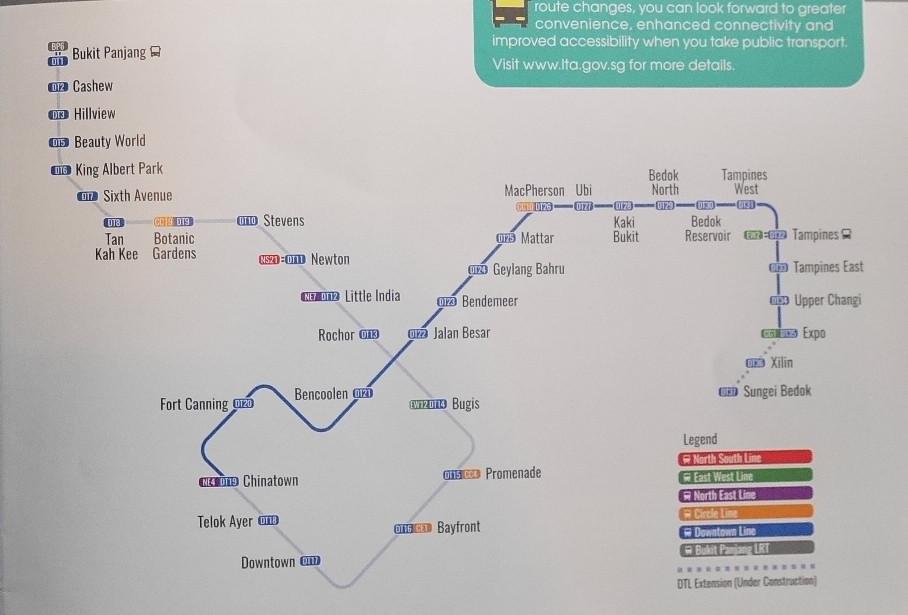 生活情報： 地下鉄MRT・ダウンタウンライン (DOWNTOWN LINE DT線)が新駅開通♪ : おまる部長はシンガポール生活中です。