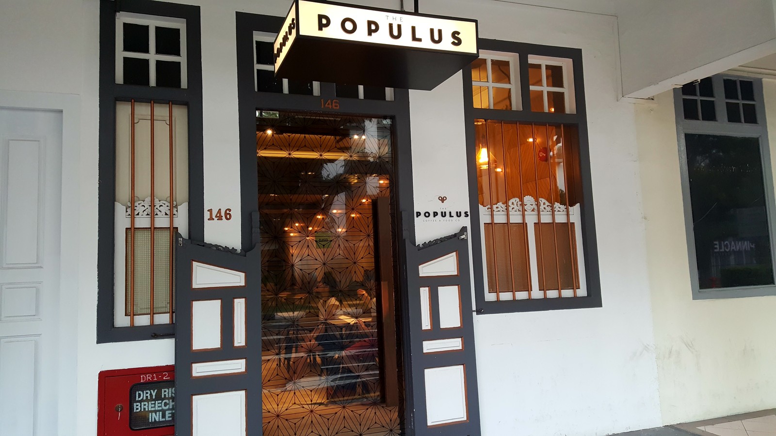 A stylish cafe at Outram Park: The Populus Coffee & Food Co. : The ...