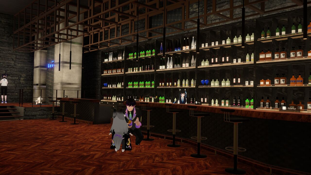 VRC紀行#71「サイバーパンクが集うBAR」 : VRCHAT紀行録