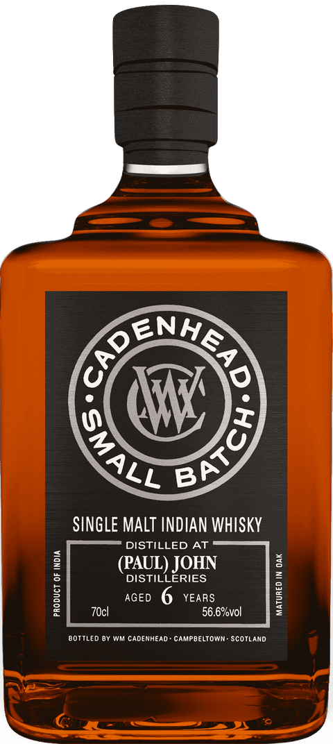 Paul John 6yo, Cadenhead's Cask Strength / ポール・ジョン 6年 ケイデンヘッズ・カスク ...