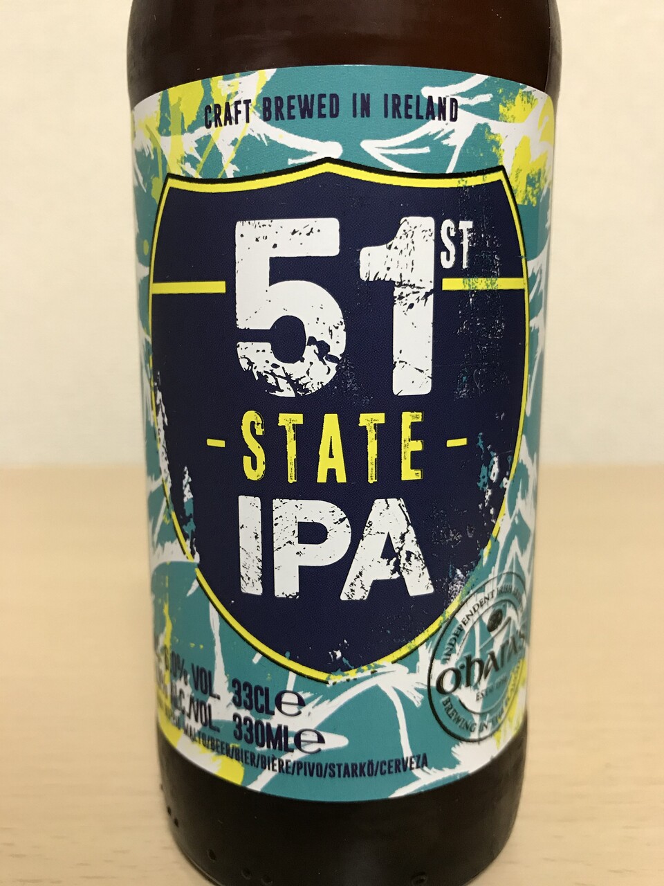 O'hara's 51st State IPA, Carlow Brewing Company / オハラズ フィフティファーストIPA カー ...