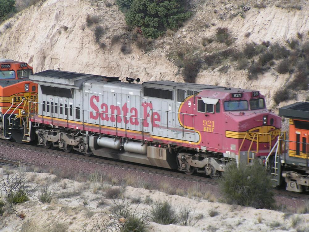 BNSF C40-8W #921 - 北米南加州鉄道写真集