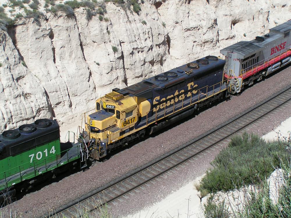 NREX SD45 #6417 - 北米南加州鉄道写真集