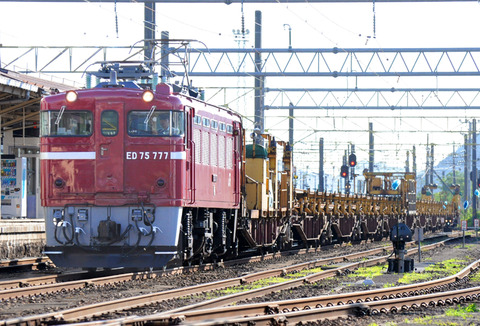 おおだての街と鉄道日記 : ED75-777のロンチキ