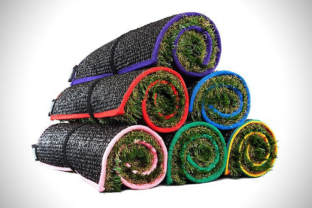 야외 페스에 딱! 인조 잔디 레저 시트 "Surf Grass Mat"