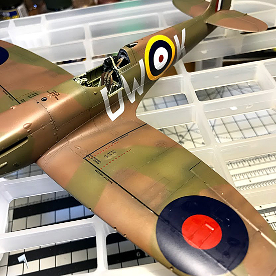 1/48 SUPERMARINE SPITFIRE Mk.I TAMIYA -6 : AirFlow