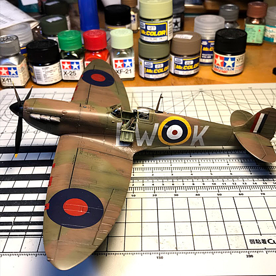 1/48 SUPERMARINE SPITFIRE Mk.I TAMIYA -6 : AirFlow