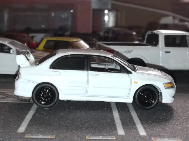 MITSUBISHI LANCER EVOLUTION Ⅷ CT9A White Solid【Johnny Lightning】 : 1/64 ...