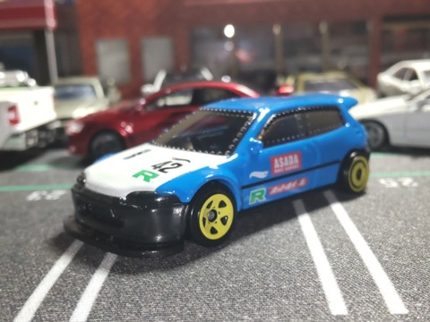 HONDA CIVIC CUSTOM EG6 [HW J-IMPORTS] 【HOTWEELS] : 1/64 STYLE MY GARAGE ...