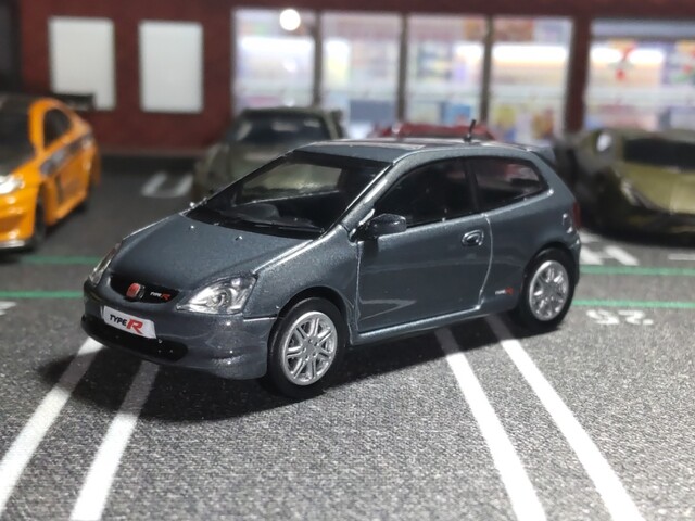 HONDA CIVIC TYPE R EP3 / Cosmic Gray 【PARA64】 : 1/64 STYLE MY GARAGE ...