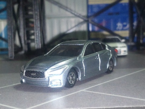 ∼TOMICA∼ NISSAN SKYLINE (INFINITI Q50) [V37] # HAGANE Blue * No.105 ...