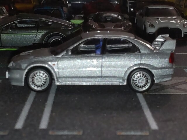 MITSUBISHI LANCER GSR EVOLUTION Ⅵ (CP9A) 1999/ Satellite Silver【TOMICA ...