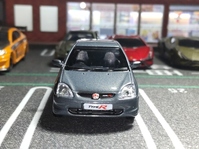 HONDA CIVIC TYPE R EP3 / Cosmic Gray 【PARA64】 : 1/64 STYLE MY GARAGE ...