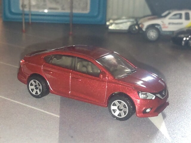 ∼MATCHBOX∼ 2016 NISSAN SENTRA SR (SYLPHY) [B17] #Radiant Red : 1/64 ...