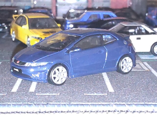 2007 HONDA CIVIC TYPE R EURO FN2 ＊Sapphire Blue 【PARA64】 : 1/64 STYLE ...