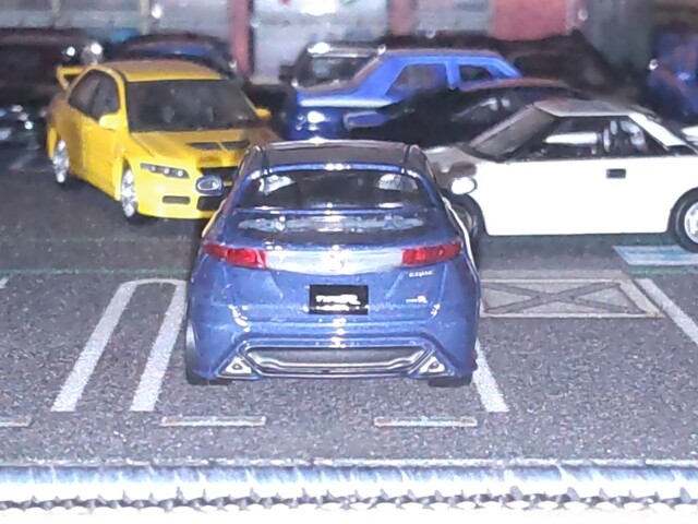 2007 HONDA CIVIC TYPE R EURO FN2 ＊Sapphire Blue 【PARA64】 : 1/64 STYLE ...