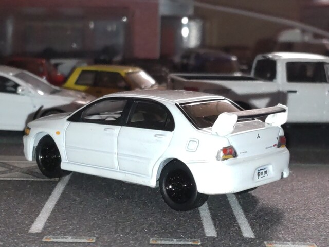 MITSUBISHI LANCER EVOLUTION Ⅷ CT9A White Solid【Johnny Lightning】 : 1/64 ...