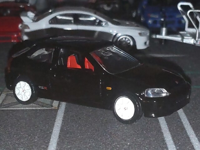 HONDA CIVIC TYPE R EK9 Starlight Black Pearl [Honda TYPE R Collection ...