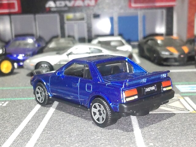 1984 TOYOTA MR2 [AW11] / Strong Blue Metallic《MATCHBOX》 : 1/64 STYLE MY ...