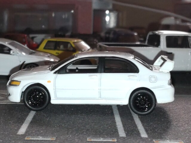 MITSUBISHI LANCER EVOLUTION Ⅷ CT9A White Solid【Johnny Lightning】 : 1/64 ...