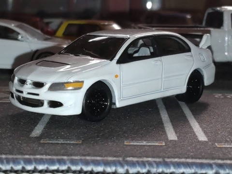 MITSUBISHI LANCER EVOLUTION Ⅷ CT9A White Solid【Johnny Lightning】 : 1/64 ...