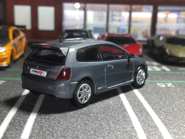 HONDA CIVIC TYPE R EP3 / Cosmic Gray 【PARA64】 : 1/64 STYLE MY GARAGE ...