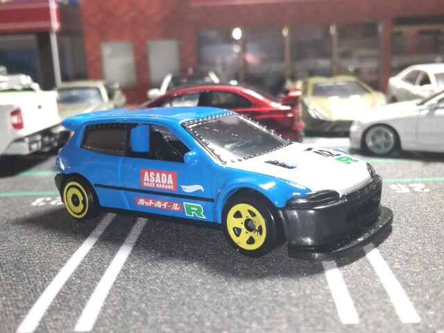HONDA CIVIC CUSTOM EG6 [HW J-IMPORTS] 【HOTWEELS] : 1/64 STYLE MY GARAGE ...
