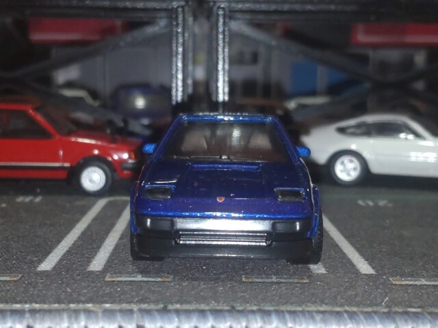 1984 TOYOTA MR2 AW11 / Strong Blue Metallic 《 MATCHBOX》Headlight Close ...