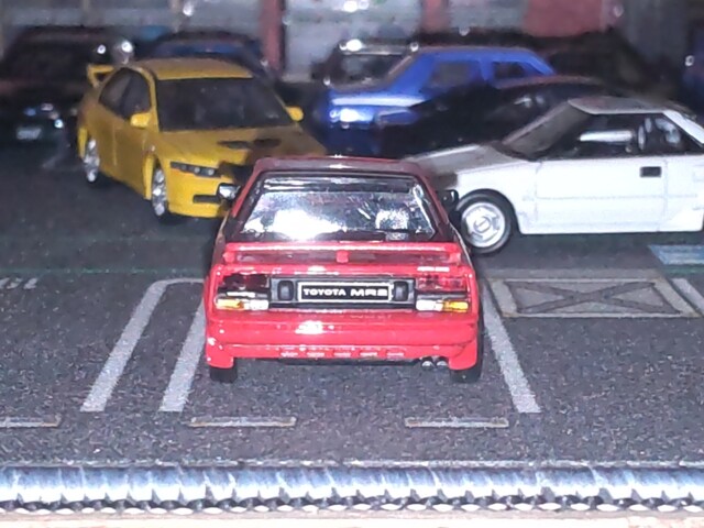 1985 TOYOTA MR2 MK1 AW11 ＊Super Red 【PARA64】 : 1/64 STYLE MY GARAGE ...