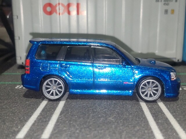 〝HOTWEELS PREMIUM〟SUBARU FORESTER STi VERSION [SG9] # WR Blue Mica ∼Car ...