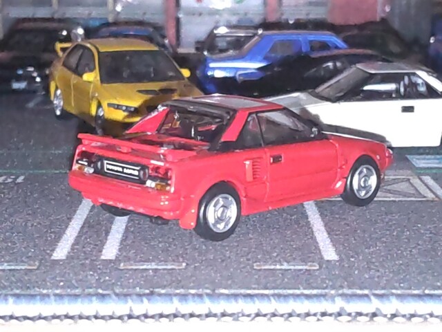 1985 TOYOTA MR2 MK1 AW11 ＊Super Red 【PARA64】 : 1/64 STYLE MY GARAGE ...