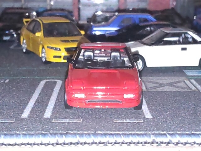 1985 TOYOTA MR2 MK1 AW11 ＊Super Red 【PARA64】 : 1/64 STYLE MY GARAGE ...