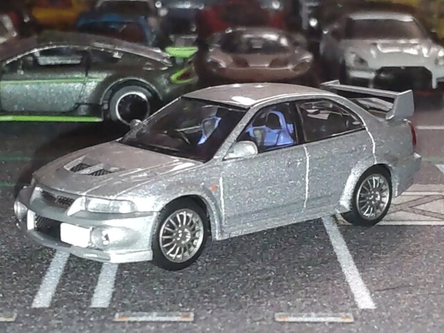 MITSUBISHI LANCER GSR EVOLUTION Ⅵ (CP9A) 1999/ Satellite Silver【TOMICA ...
