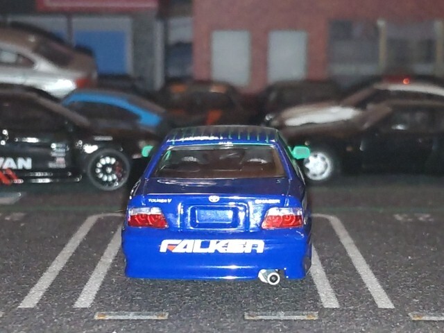 TOYOTA CHASER JZX100 /FALKEN RACING COLOR【TARMAC WORKS】 : 1/64 STYLE MY ...